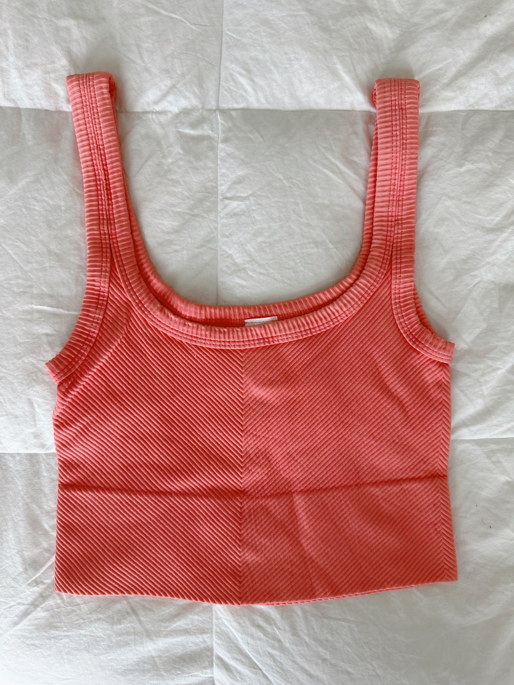 CHEVRON CROPPED BOXY TANKS – Olive Lynn