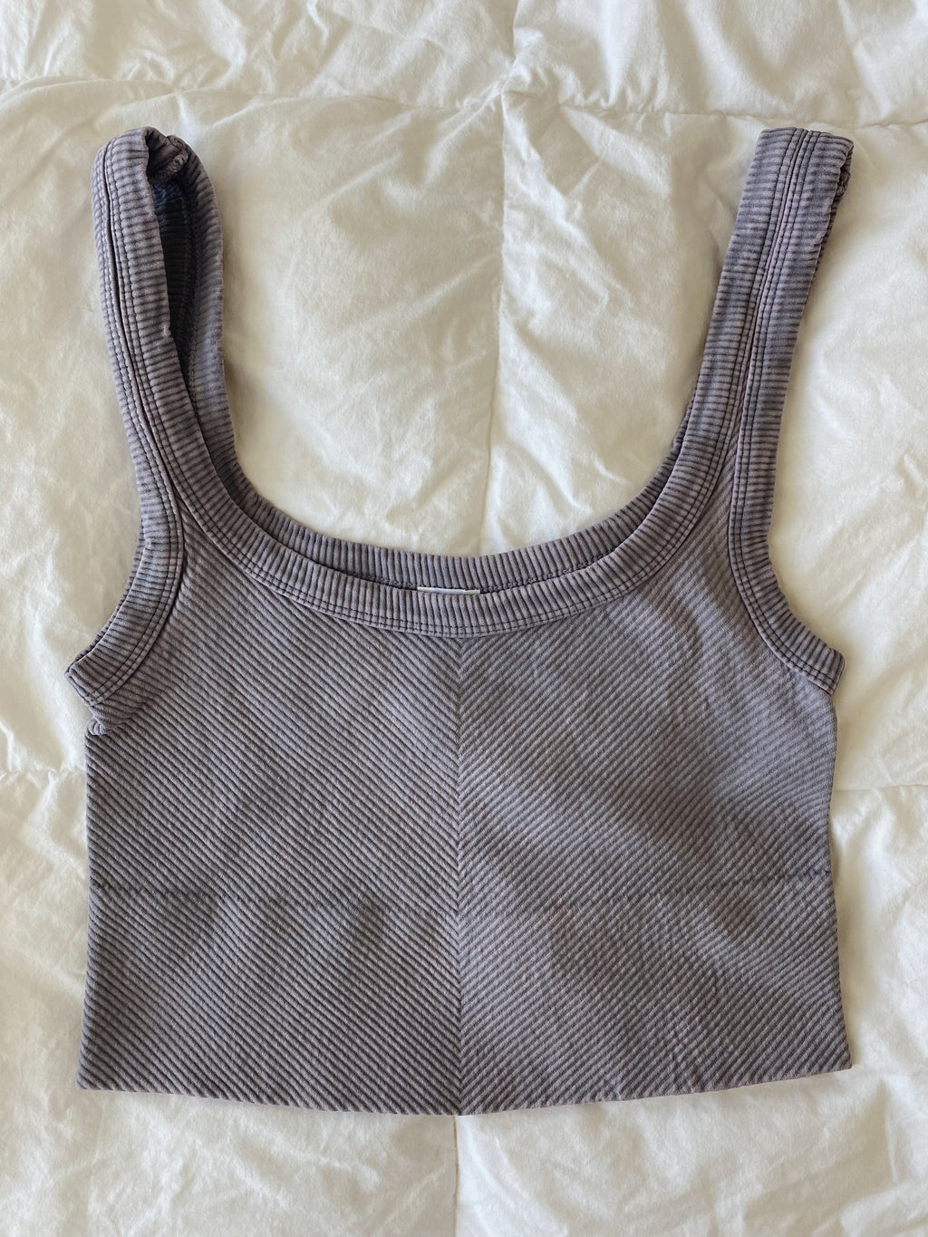 CHEVRON CROPPED BOXY TANKS – Olive Lynn